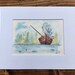 Hand Painted Card, Fishing on Lake Card, Man's Best Friend Card, Boy ...