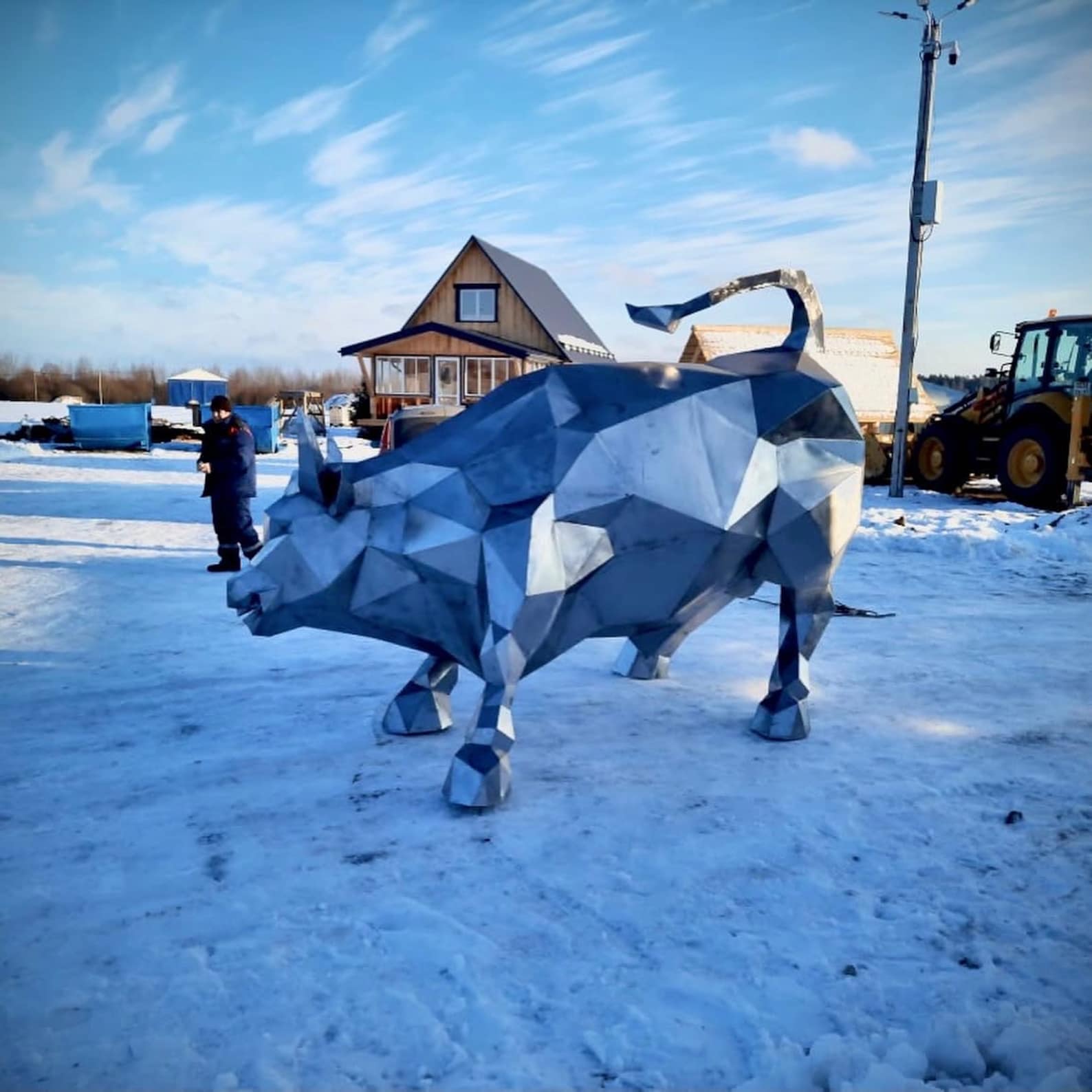 El Toro en DXF para ensamblar a partir de chapa metálica. Escultura ...