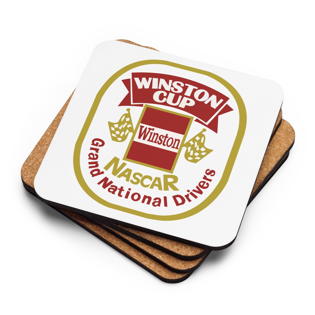 Vintage Winston Cup Racing Logo Coaster - Etsy