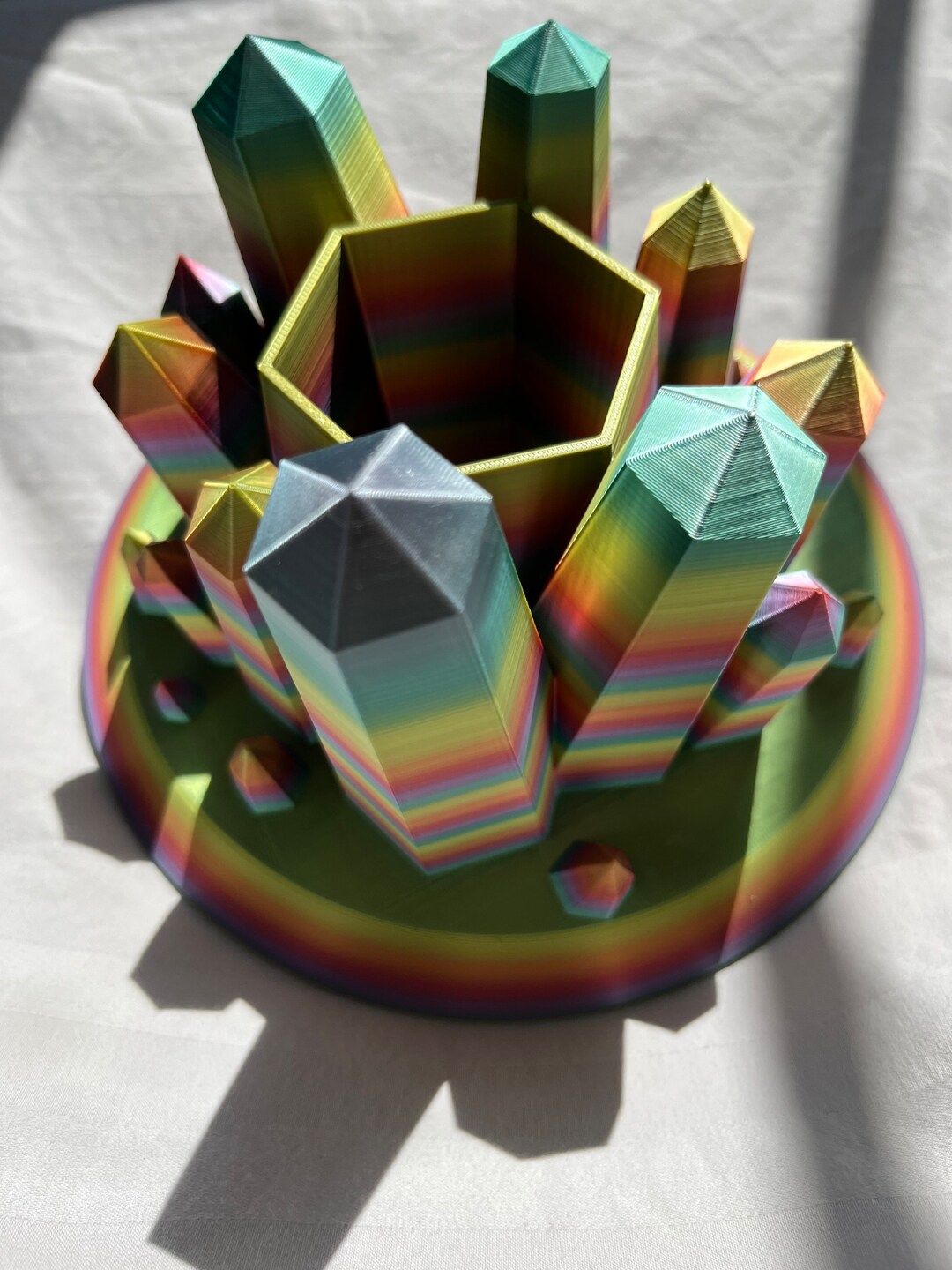 Crystal Cave Rainbow Planter - Etsy
