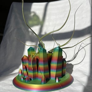 Crystal Cave Rainbow Planter - Etsy
