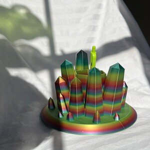 Crystal Cave Rainbow Planter - Etsy