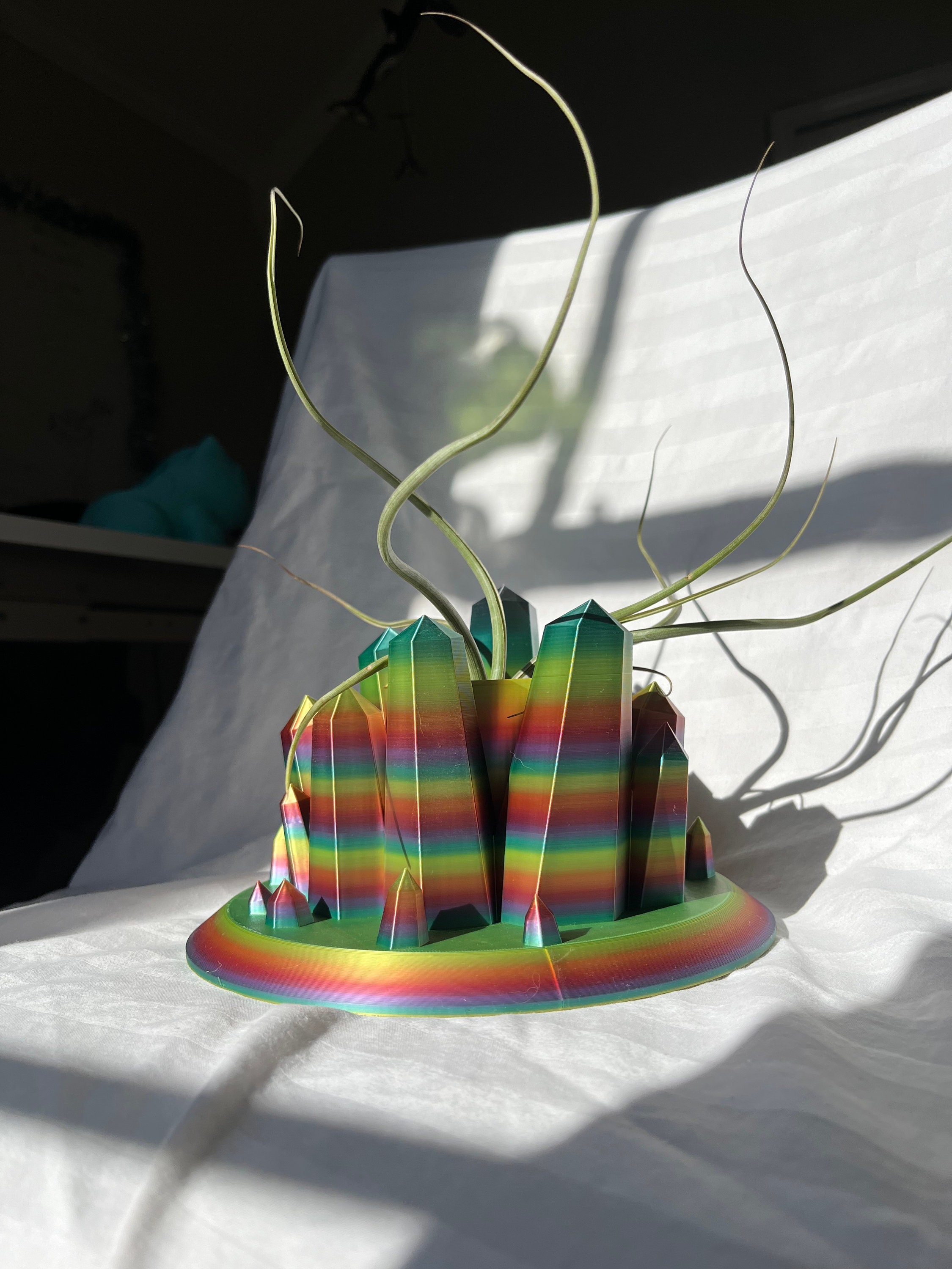 Crystal Cave Rainbow Planter - Etsy