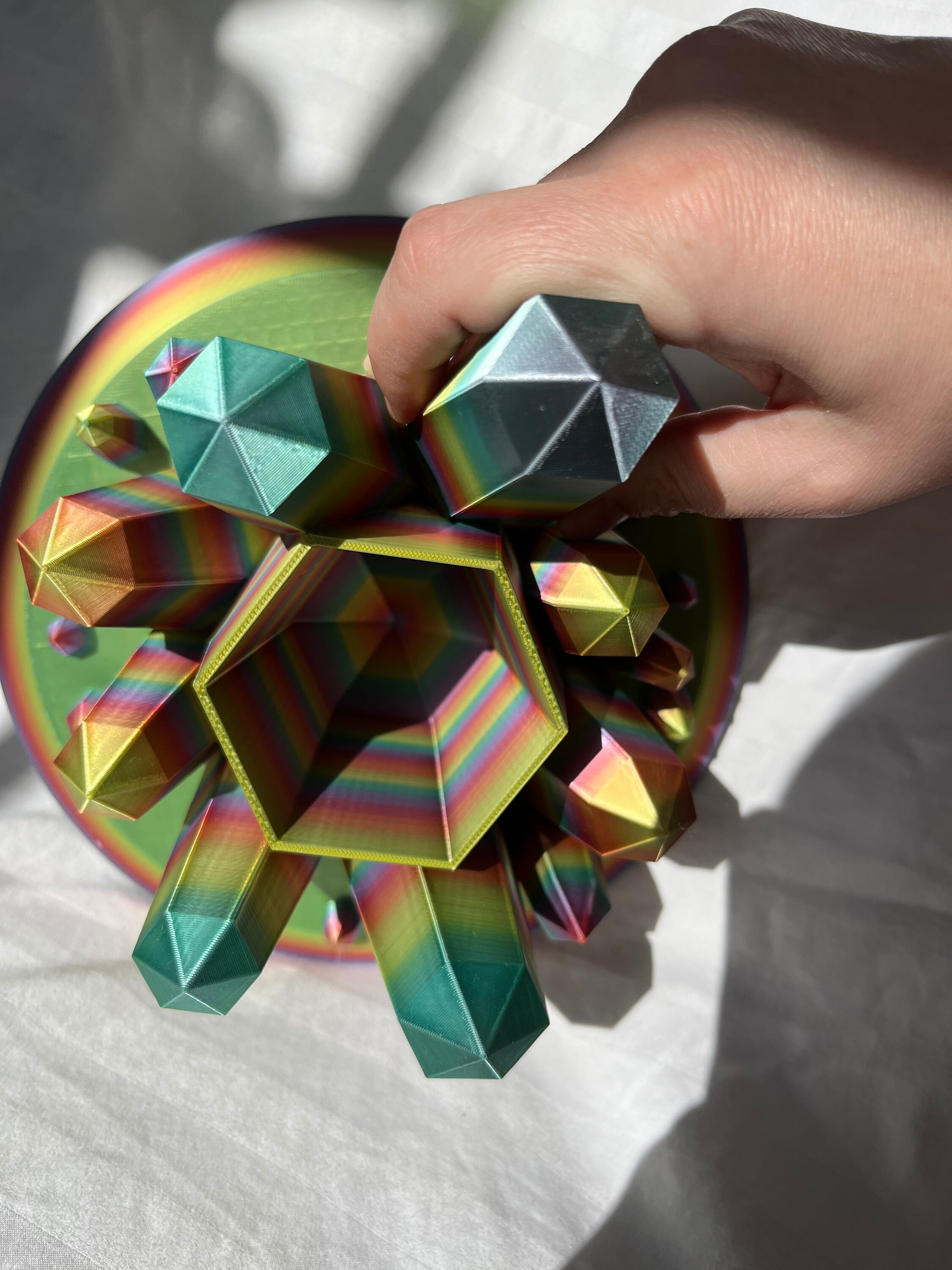 Crystal Cave Rainbow Planter - Etsy