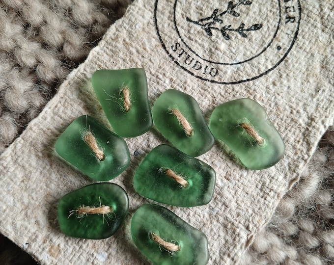 Sea Glass Buttons - Etsy