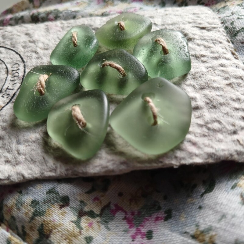 Sea Glass Buttons - Etsy