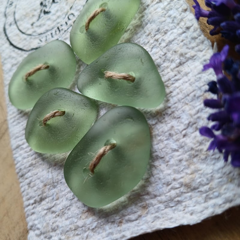 Sea Glass Buttons - Etsy