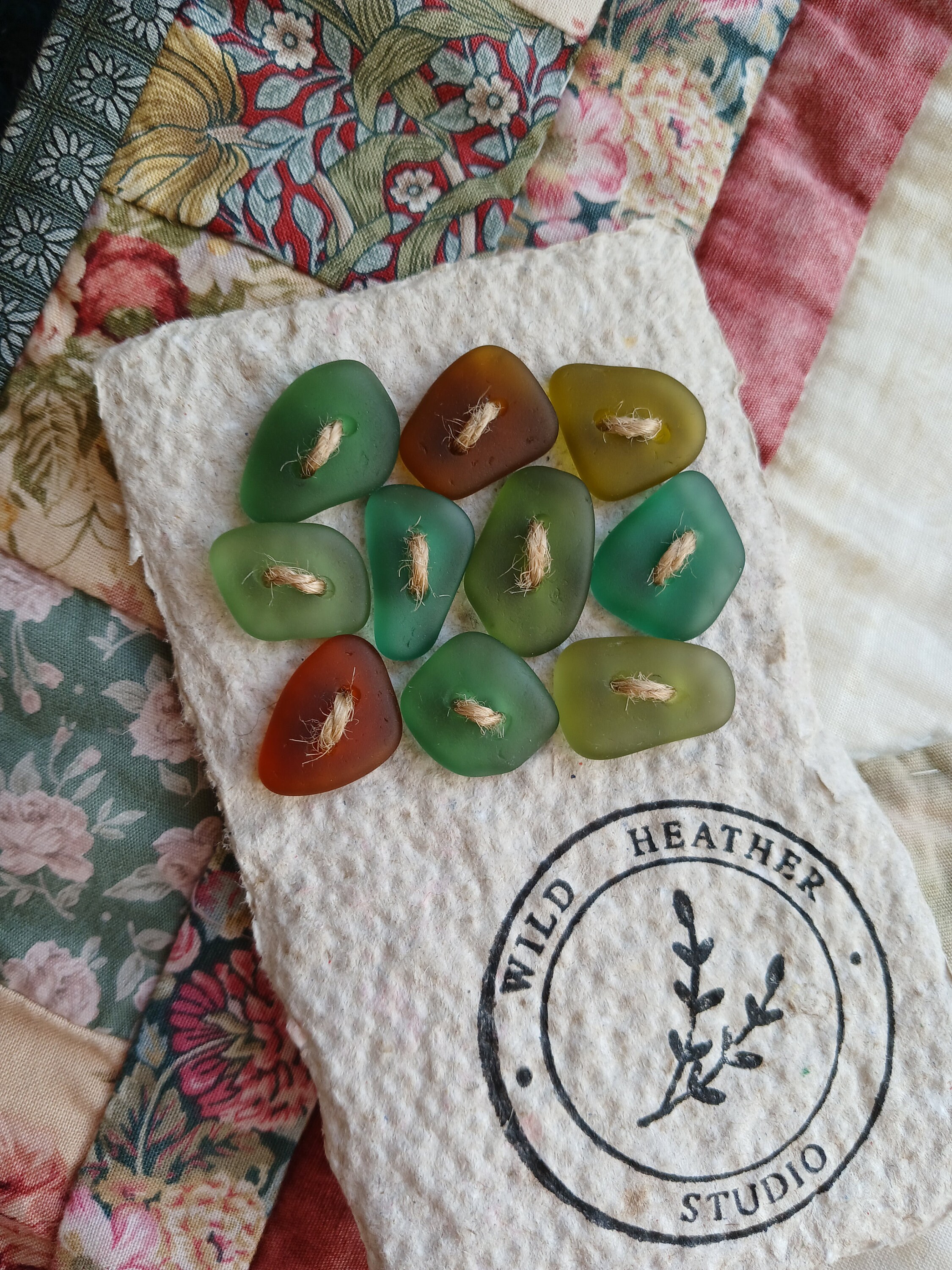 Sea Glass Buttons - Etsy