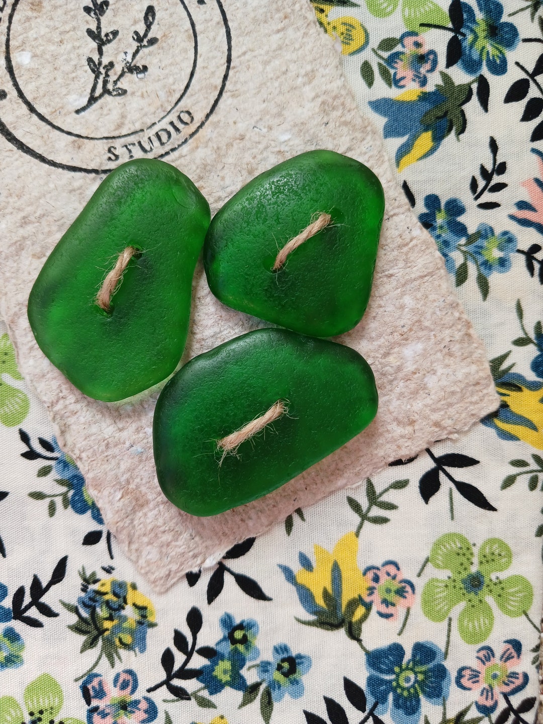 Sea Glass Buttons - Etsy