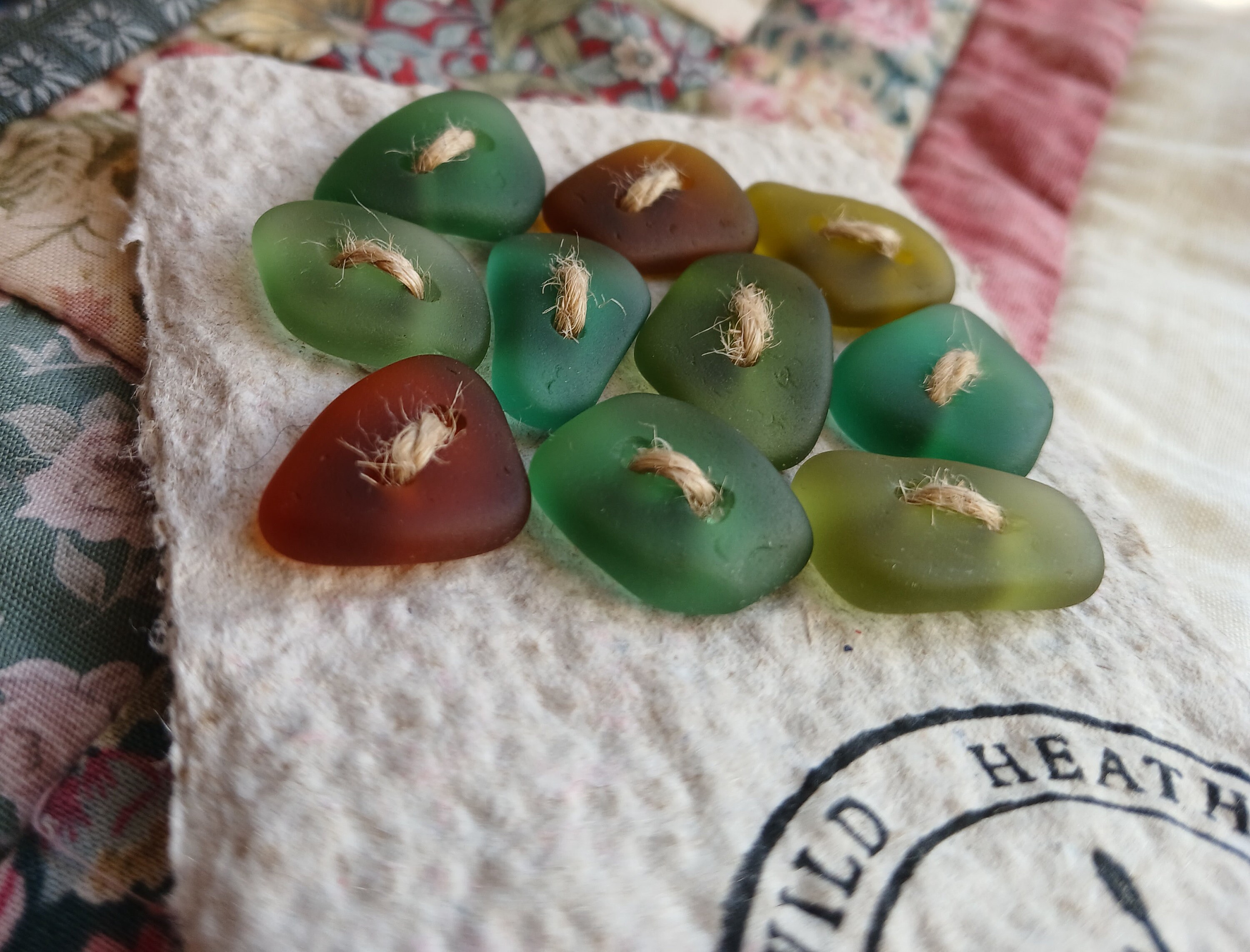 Sea Glass Buttons - Etsy