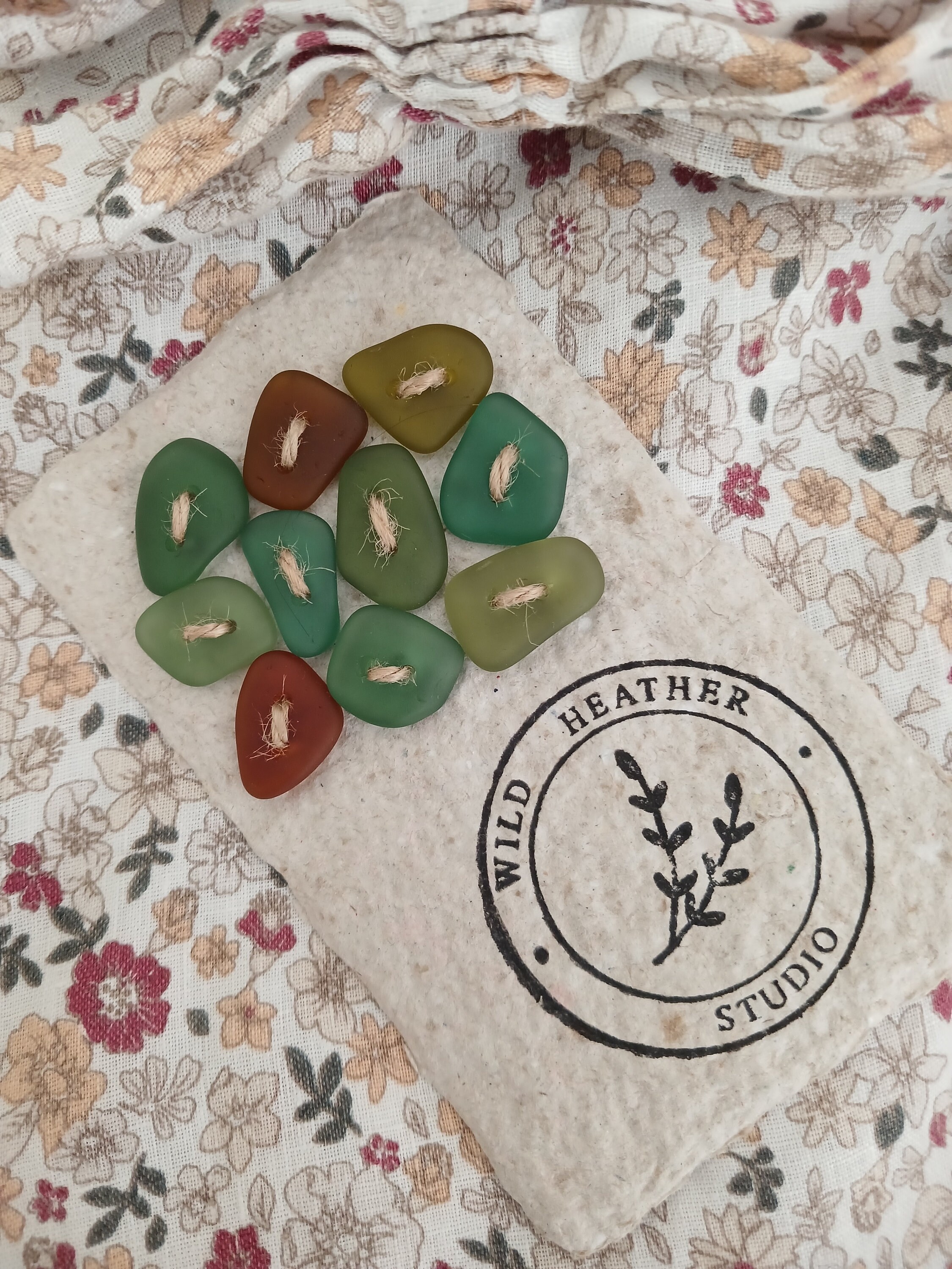 Sea Glass Buttons - Etsy