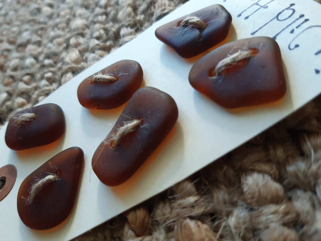 Sea Glass Buttons - Etsy
