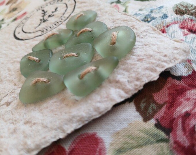 Sea Glass Buttons - Etsy