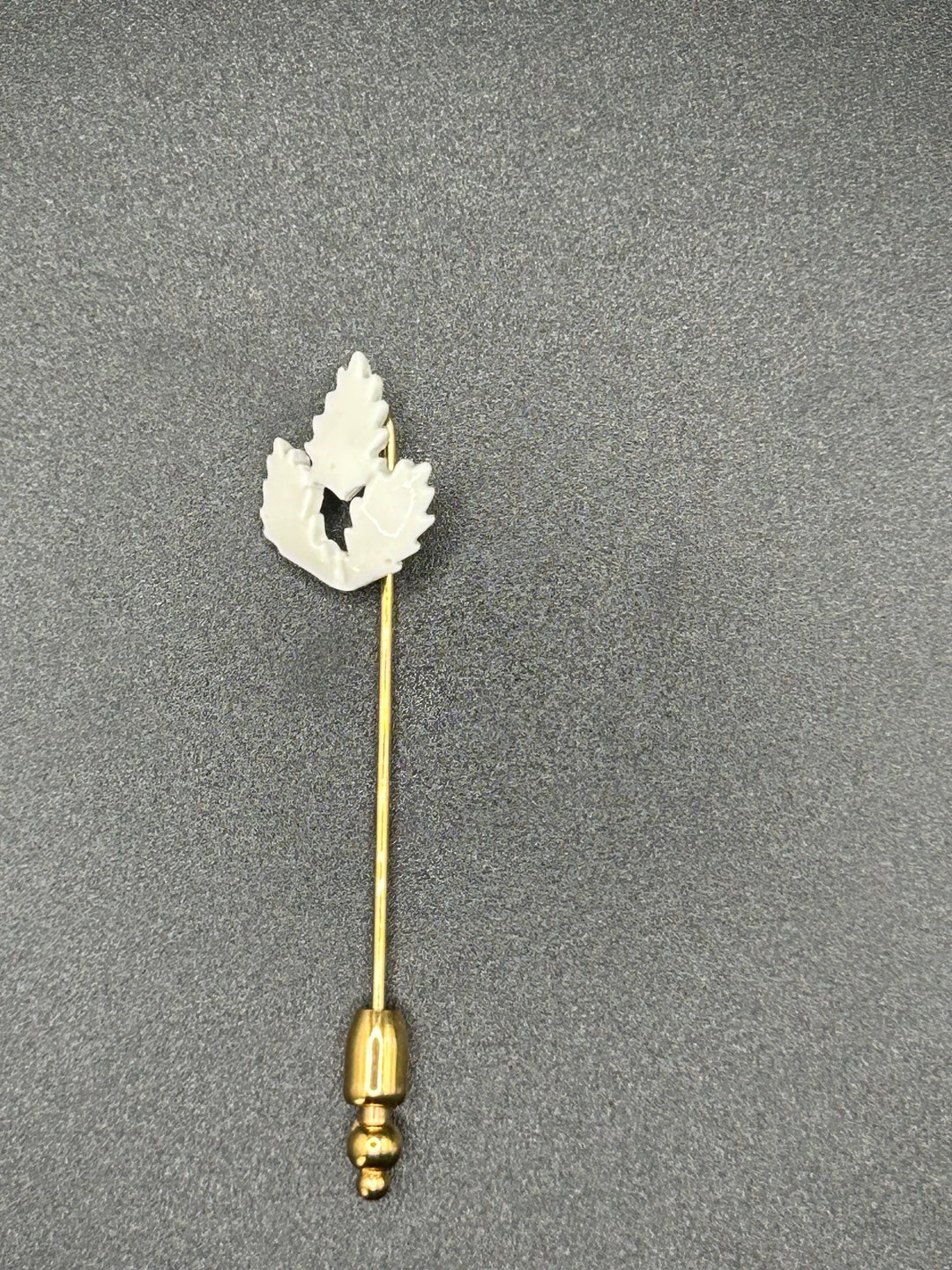 Triple Leaf Stickpin Lapel Pin - Etsy