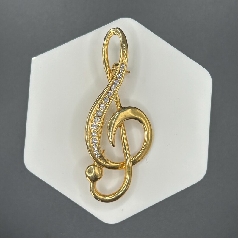 Treble Clef Pin - Etsy
