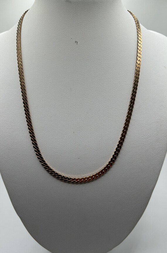 Vintage Avon Gold Tone Chain - Gem