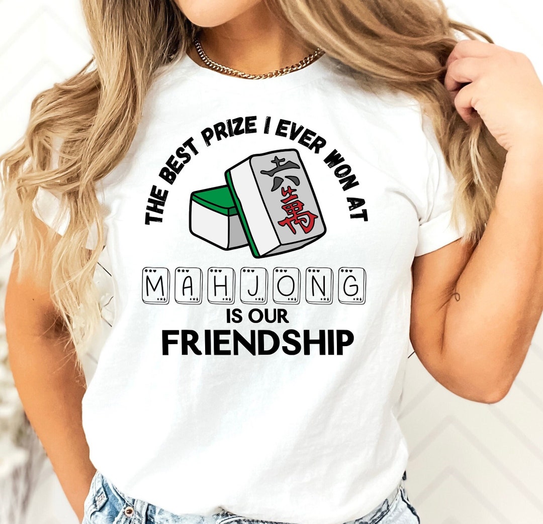 Mahjong Friends T-shirt, Mahjong Friendship Shirt, Ladies Night Out ...