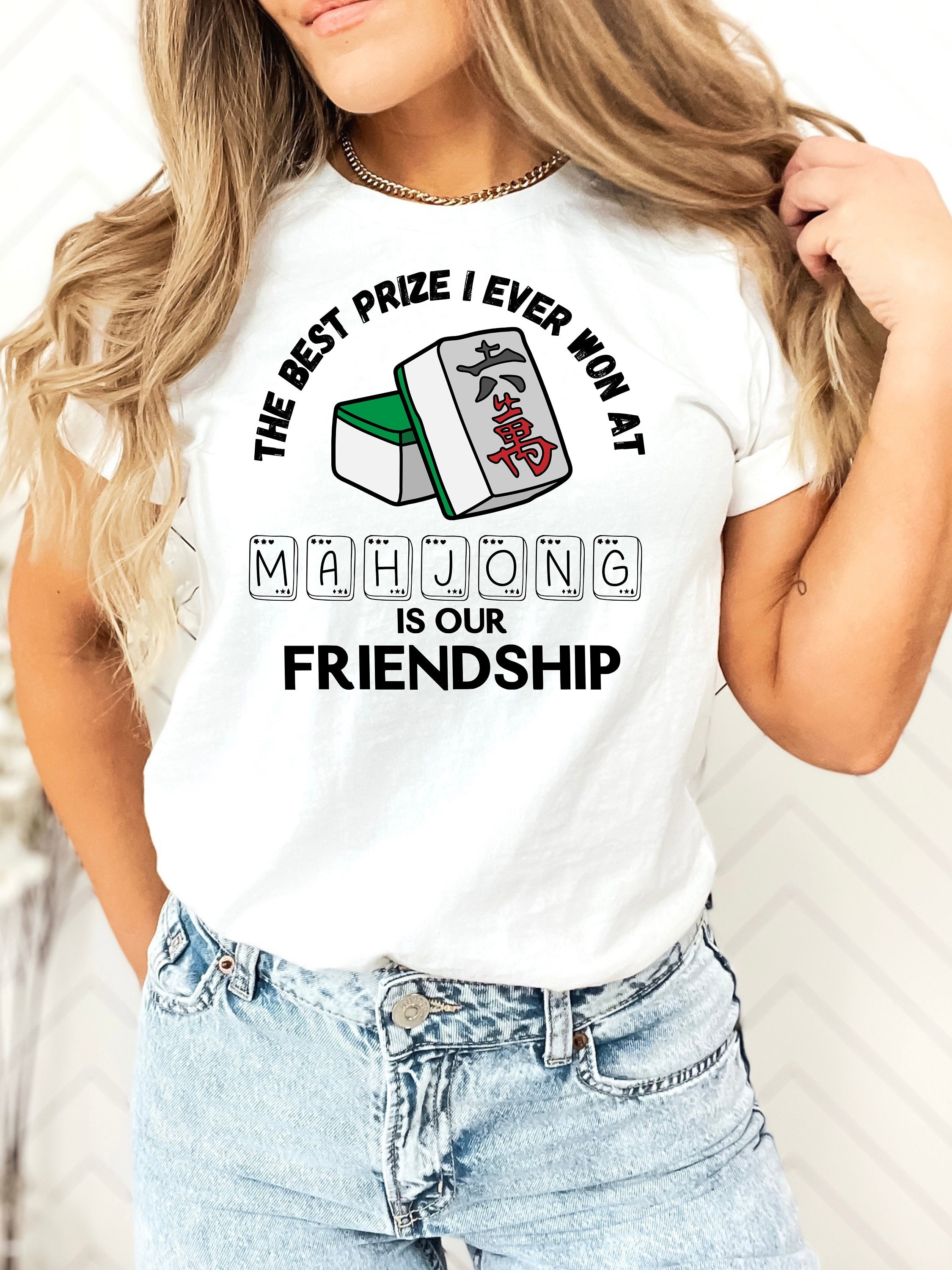 Mahjong Friends T-shirt, Mahjong Friendship Shirt, Ladies Night Out ...
