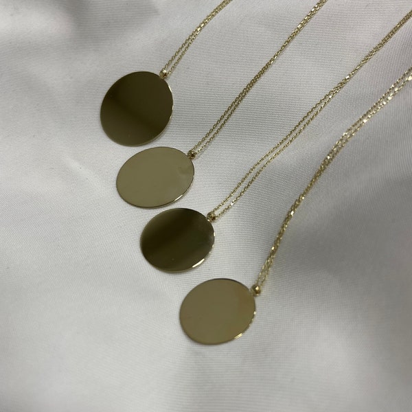 Disc Pendant - Etsy