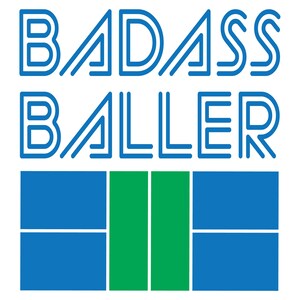 Pickleball Graphic - Badass Baller - 4 Files - .SVG (vector) .PNG ...