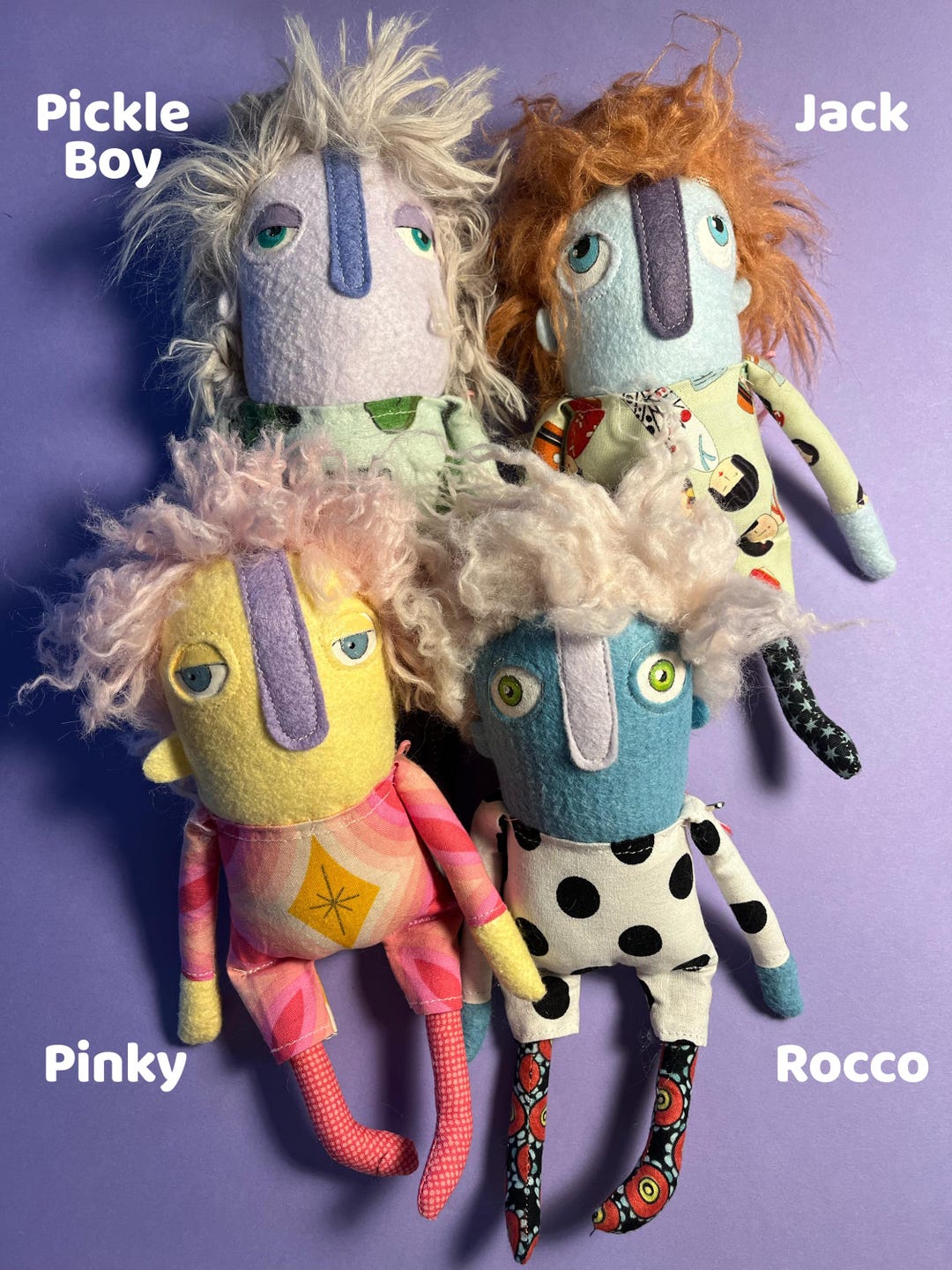 Little Handmade Dolls With No Mouthes. - Etsy