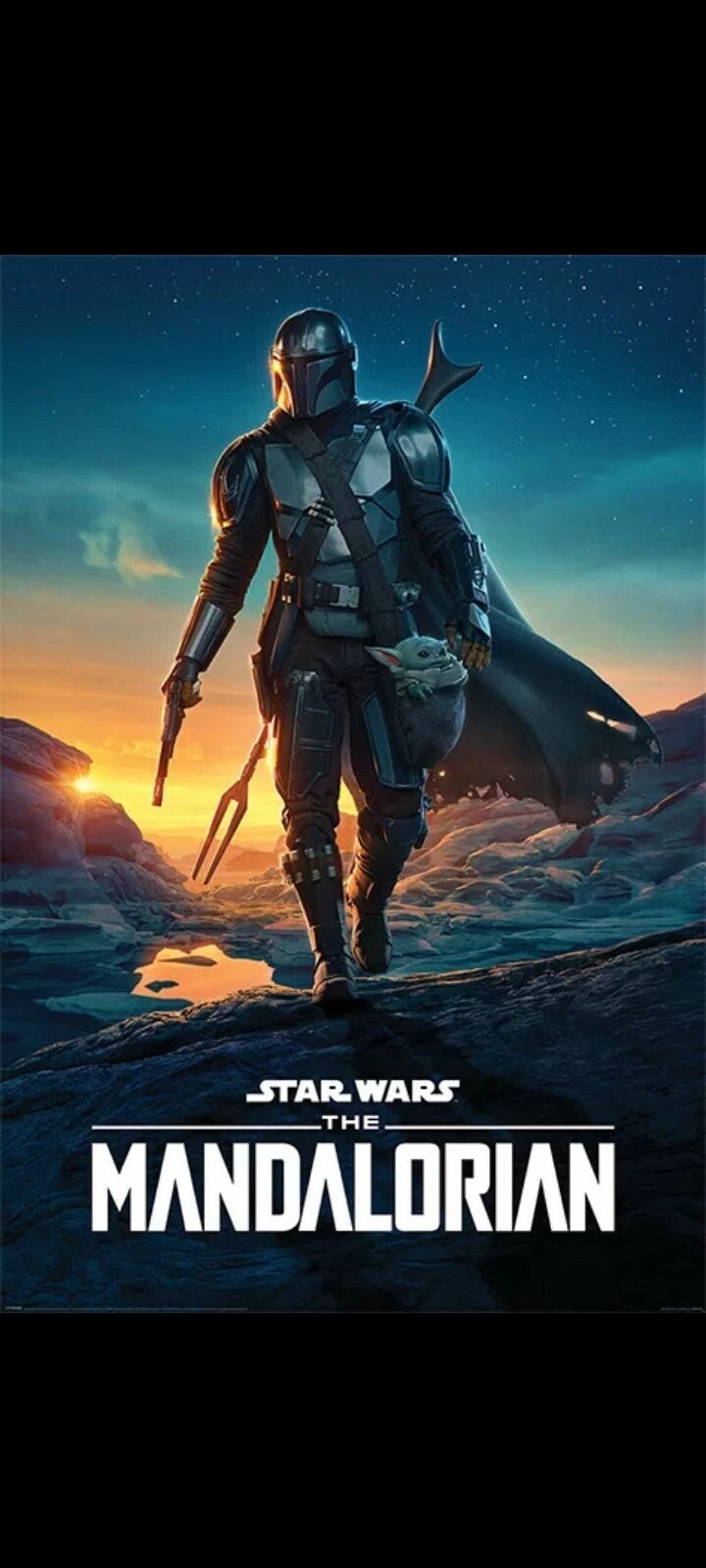 Star Wars Mandalorian Poster - Etsy