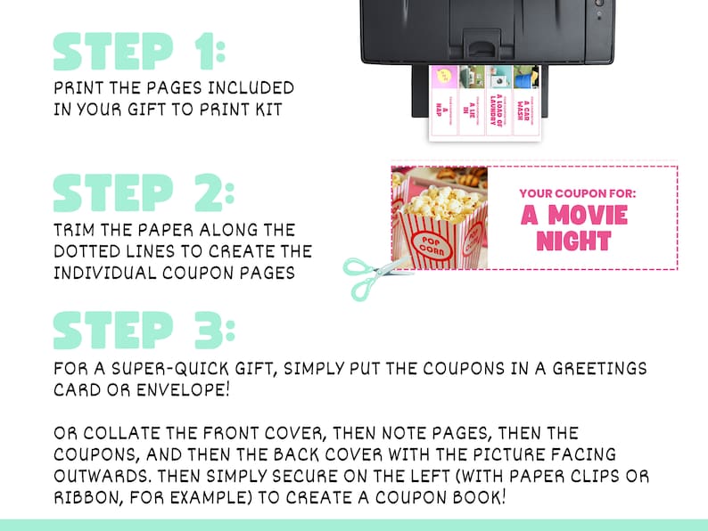 Printable Best Mummy Coupon Book Template, Diy Mothers Day Gift From ...