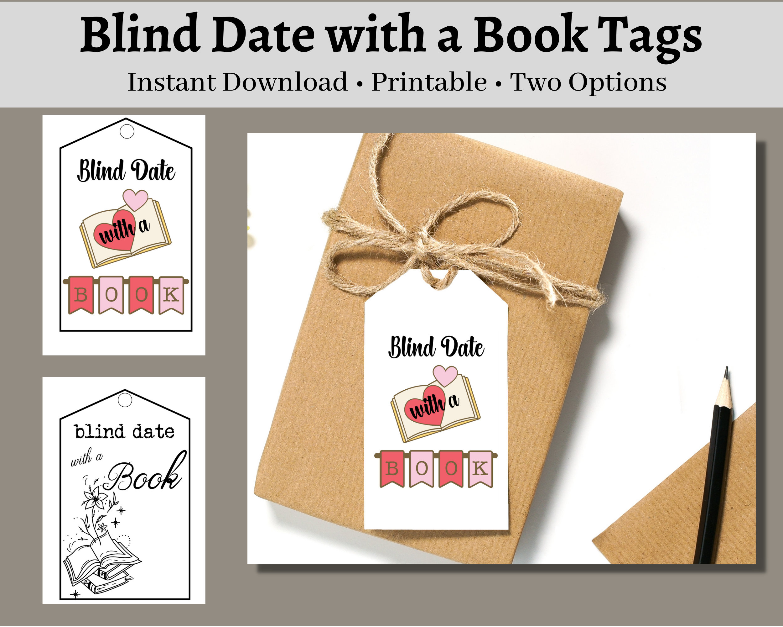 Blind Date With a Book Tag - Etsy