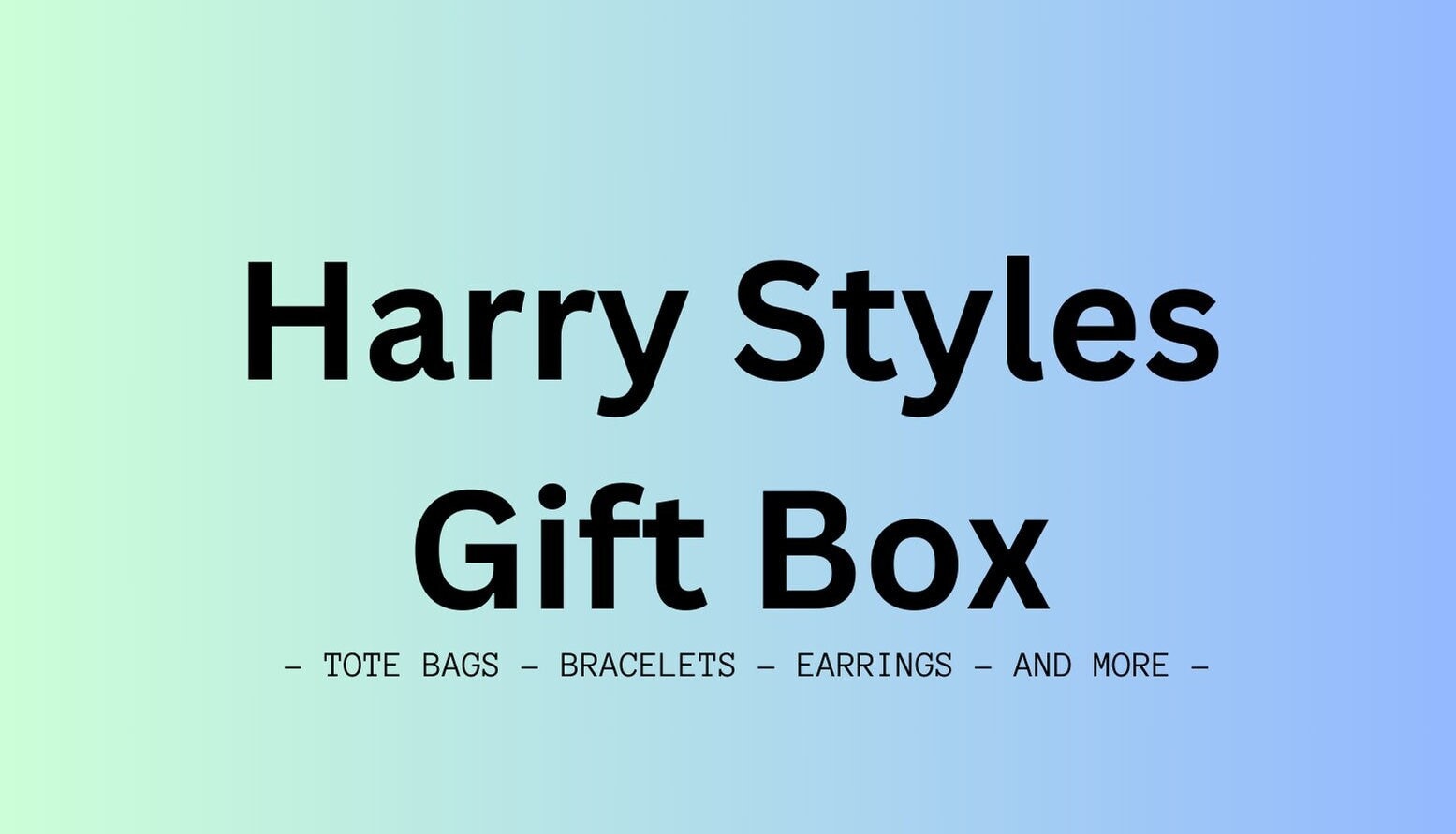 Harry Styles Gift Box Small - Etsy