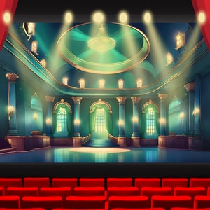 Ballroom Backdrop for Stage. for Projection Onto a Theatre Stage. Ideal ...