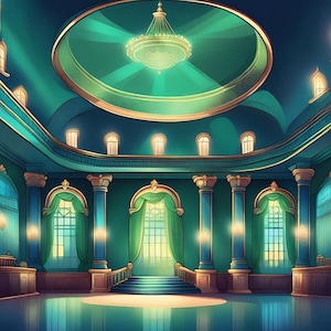 Ballroom Backdrop for Stage. for Projection Onto a Theatre Stage. Ideal ...