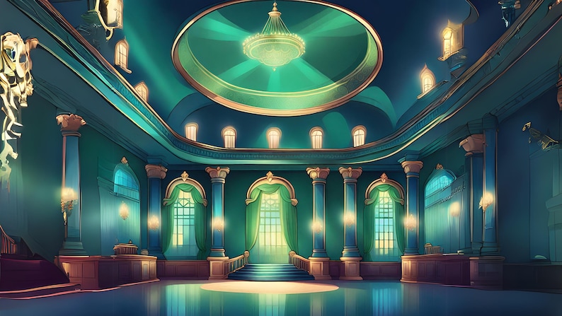 Ballroom Backdrop for Stage. for Projection Onto a Theatre Stage. Ideal ...