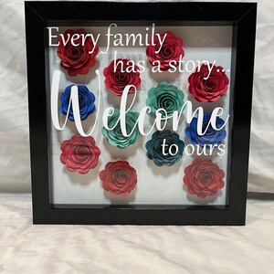 Folded Flower Shadow Boxes - Etsy