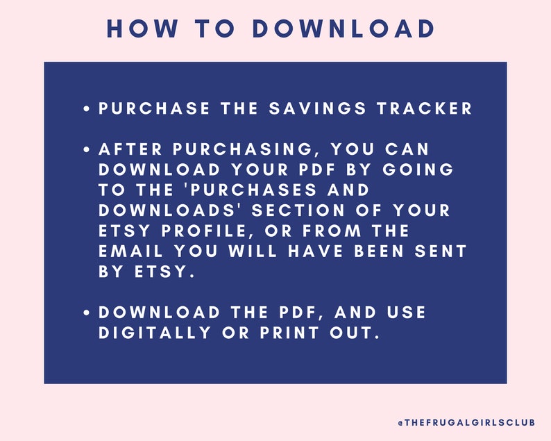 12 Month Printable Savings Tracker, Digital Money Tracker, Money ...