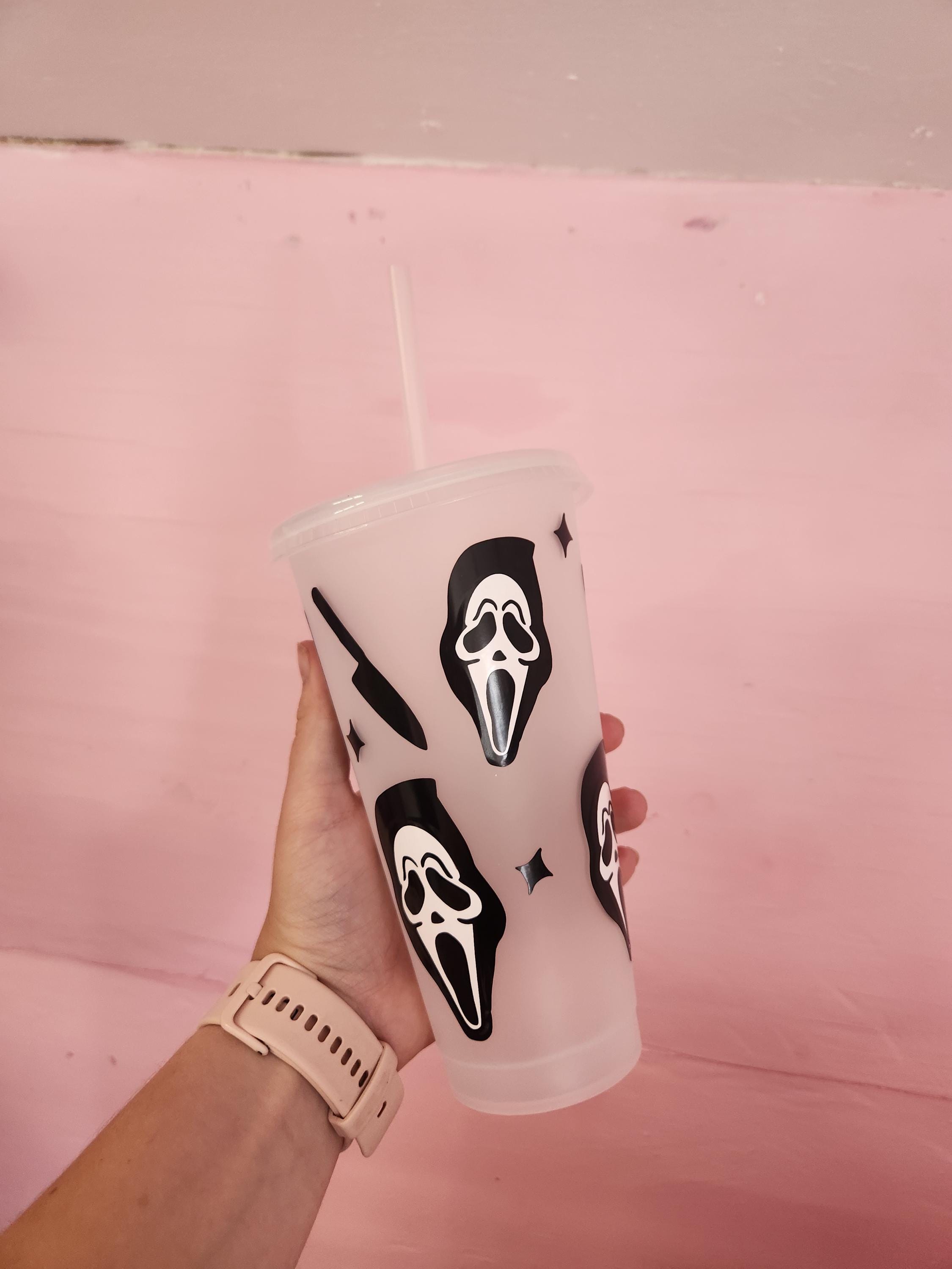 Ghostface Cold Cup / Ghostface Inspired Cold Cup / Ghostface / Horror ...