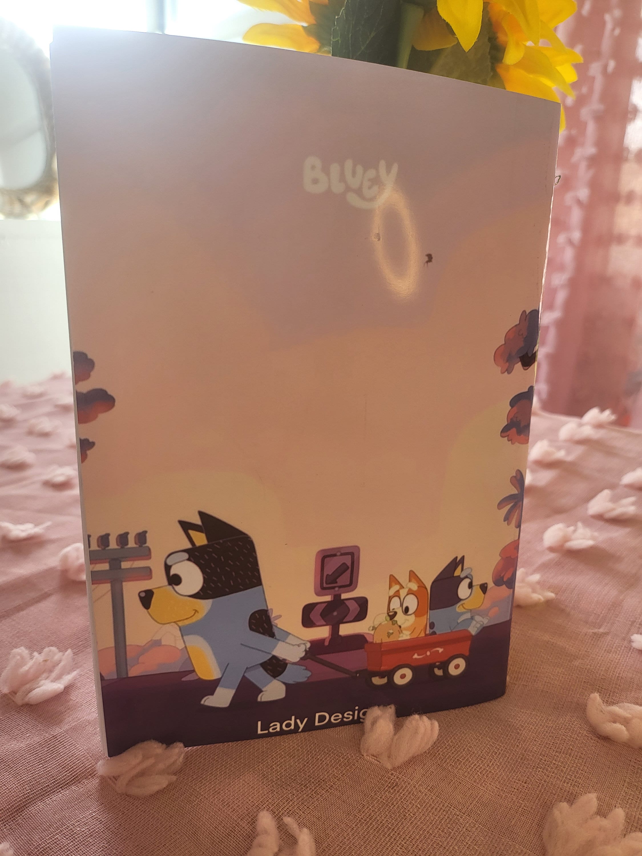 Personalised Bluey Colouring Book, A5 Colouring Book, Personalised ...