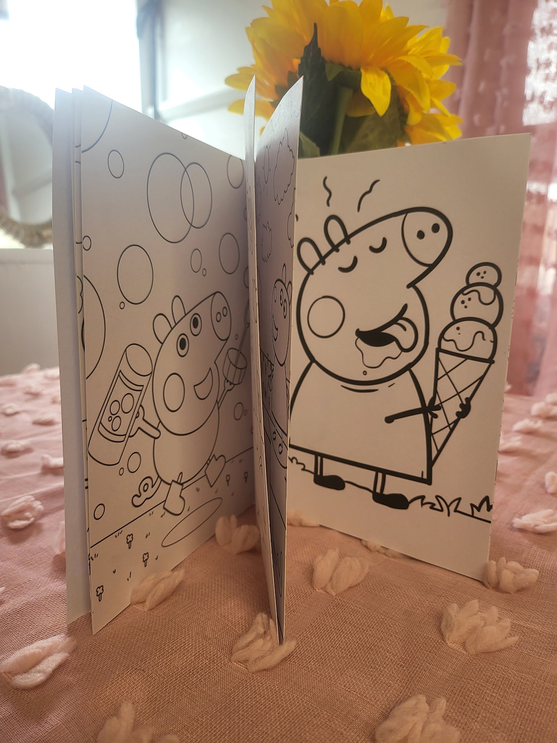 Personalised Peppa Pig Colouring Book, Peppa Pig Colouring Pages ...