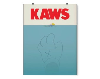 Kaws Jaws Poster - Etsy