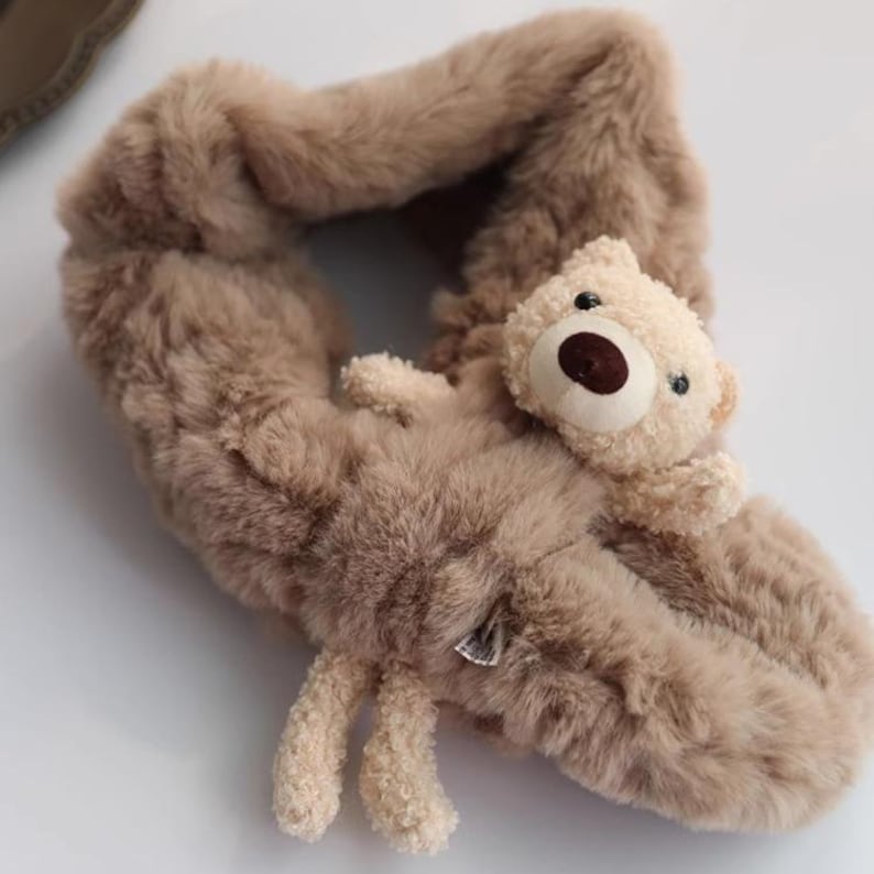 Winter Kids Warm Soft Scarf, Baby Animal Muffler Scarf Loop Cuddly ...