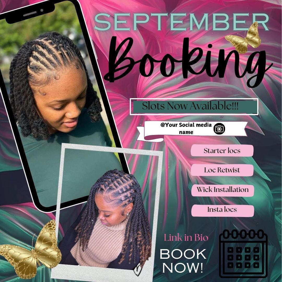 Hair Flyer, DIY Flyer Template, Salon Appointments Promo Booking Flyer ...