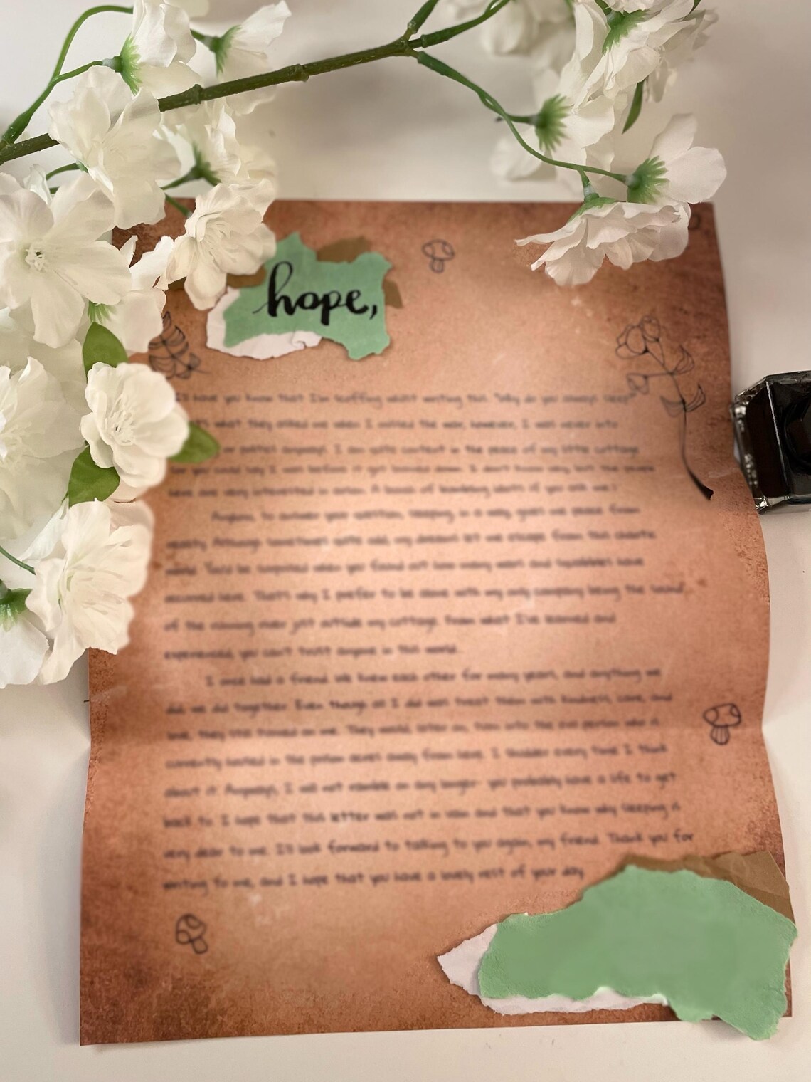 Custom Comfort Character Letters (all Fandoms) - Etsy
