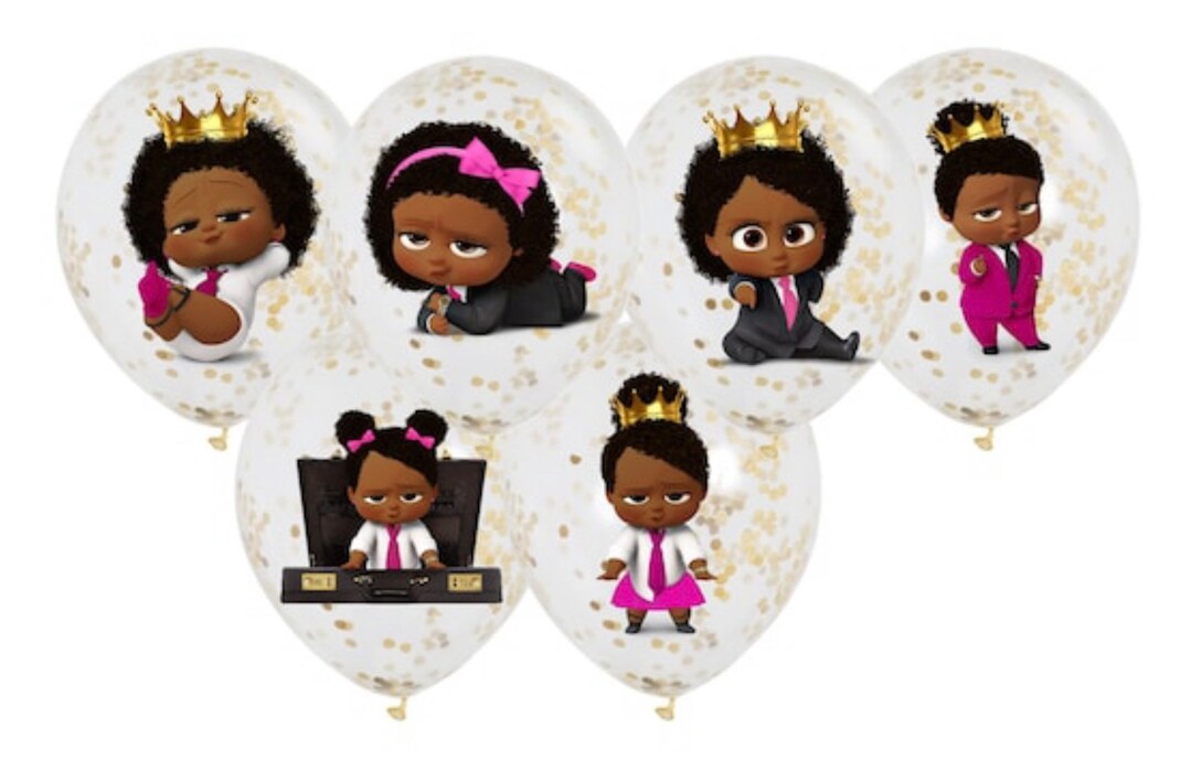 Baby Boss Girl Balloon Stickers - Etsy