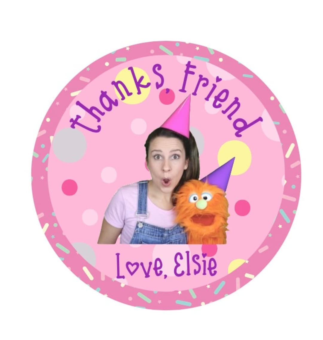 Miss Rachel Thank You Stickers, Ms Rachel Party Supplies - Etsy