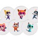 Superkitties Balloon Stickers, Superkitty Birthday Decorations - Etsy