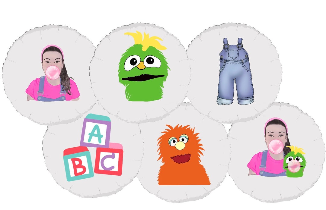 Ms Rachel Inspired Balloon Stickers - Etsy