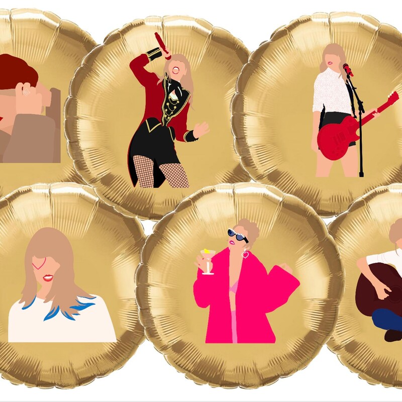 Balloon Stickers - Etsy