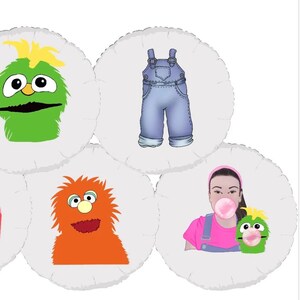 Ms Rachel Inspired Balloon Stickers - Etsy