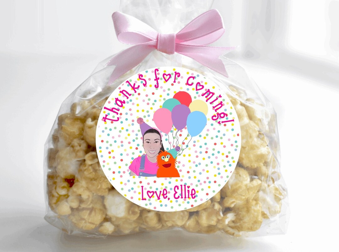 Miss Rachel Thank You Stickers, Ms Rachel Party Supplies - Etsy