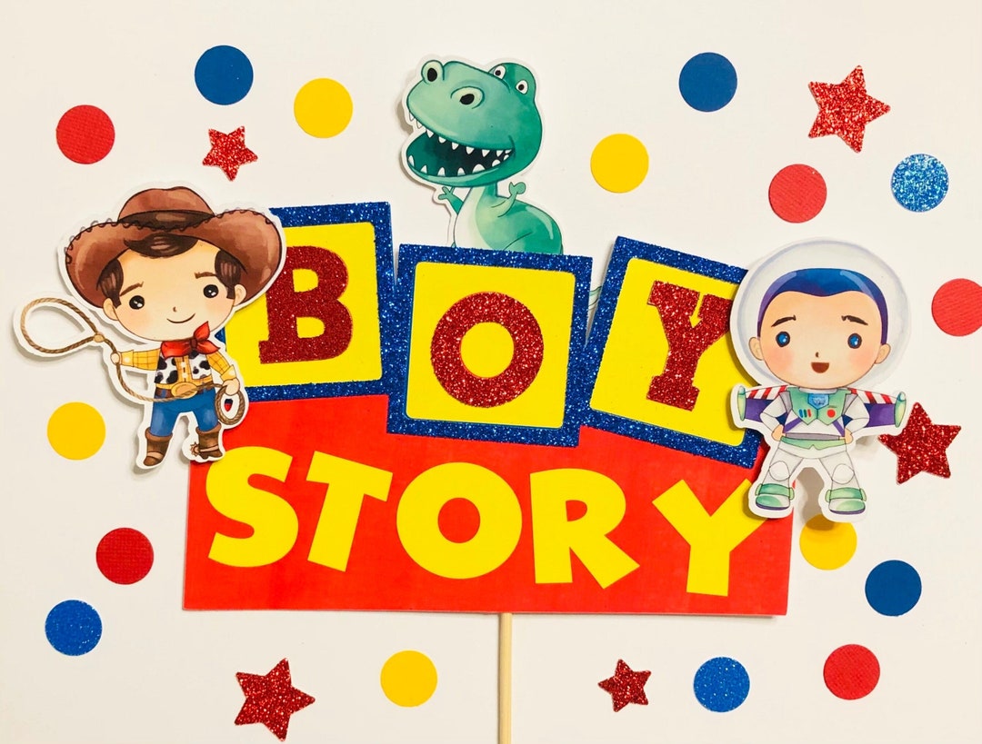 Boy Story Cake Topper - Etsy