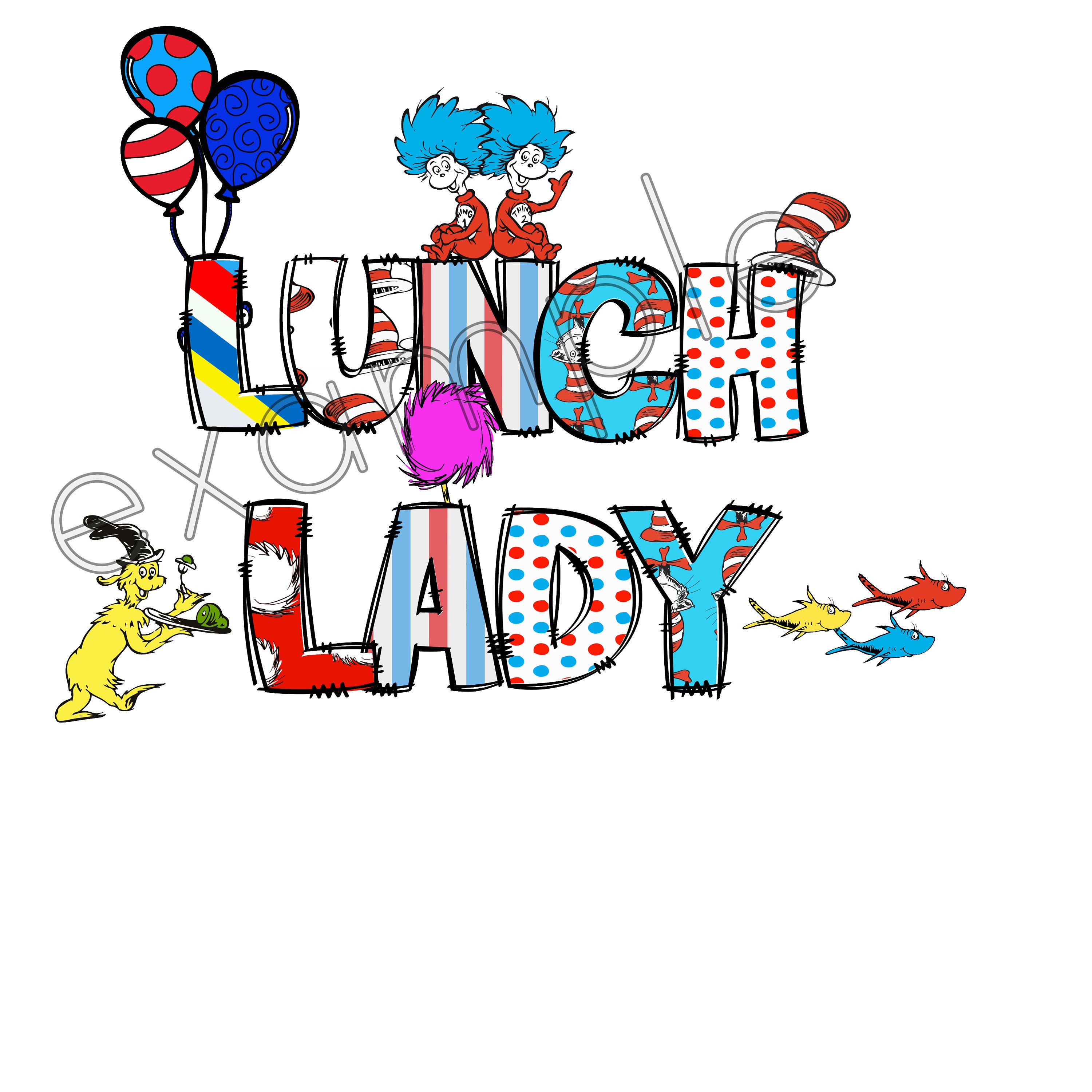 Lunch Lady PNG - Etsy